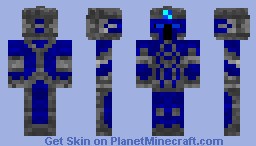 Blue Knight Minecraft Skin