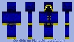 Blue Cloak Minecraft Skin