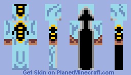 Blue Cloak Hooded Minecraft Skin