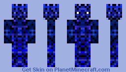 Blue Demon Dead Minecraft Skin