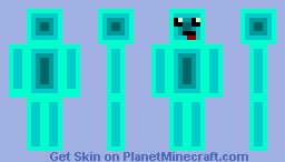 blue dude Minecraft Skin