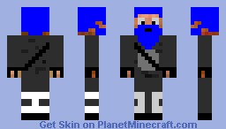 blue slayer_cheese dwarf Minecraft Skin