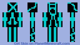 blue element Minecraft Skin