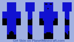 blue ghost fail Minecraft Skin
