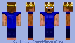 skin king Minecraft Skin