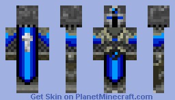 Blue Knight Minecraft Skin