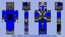 Blue Knight Minecraft Skin