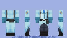 Blue Medic Coat Minecraft Skin