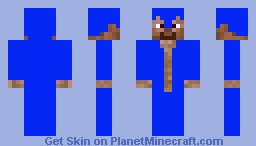 Blue Monkey Minecraft Skin