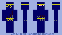 blue ninja Minecraft Skin
