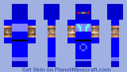 blue ninja Minecraft Skin