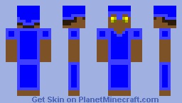 Blue Termite Minecraft Skin