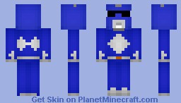 blue power ranger Minecraft Skin