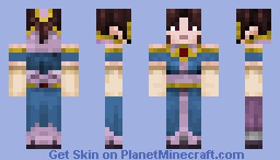 Blue Queen Minecraft Skin