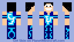 Blue Raver Minecraft Skin