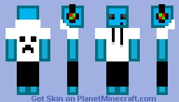 Blue Slime Minecraft Skin