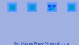 blue slime Minecraft Skin
