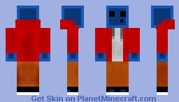 Blue Slime Minecraft Skin