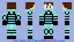 Blue Soldier Minecraft Skin