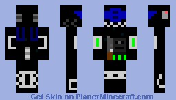 blue spartan(halo) Minecraft Skin