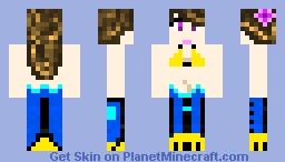 Regal Blue Tang Mermaid (Contest Entry) Minecraft Skin