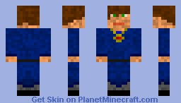 Blue Wizard Minecraft Skin