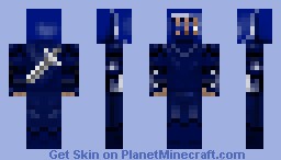 blue knight 900 Minecraft Skin