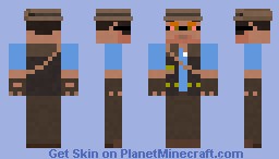 sniper (blue) Minecraft Skin