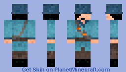 shaded blue soldier tup Minecraft Skin