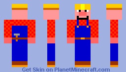 bob the builder Minecraft Skin