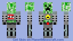 Bionic Creeper Minecraft Skin