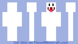 Boo (from Mario) Minecraft Skin