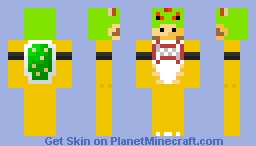 Bowser Jr Minecraft Skin