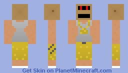 Boxman from LMFAO (Party Rock) [Original] [Sexy and I know it Style] Minecraft Skin