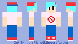 Boyfriend Minecraft Skin