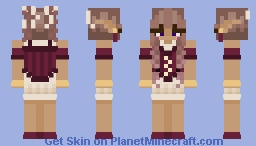 Braids and Bows 2 Minecraft Skin