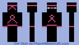 breast cancer ninja Minecraft Skin
