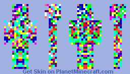 Broken Rainbow Minecraft Skin