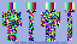 Broken TV Minecraft Skin