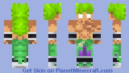 Broly(DBS)(SSJ) Minecraft Skin