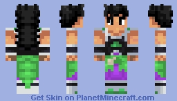 Broly(DBS) Minecraft Skin
