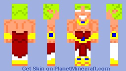 broly Minecraft Skin