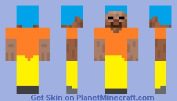 Brother of The Mythical herobrine (Not Notch) Minecraft Skin
