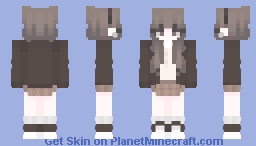 Brown Cadigan Minecraft Skin