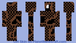 Brown Checkers Creature Minecraft Skin