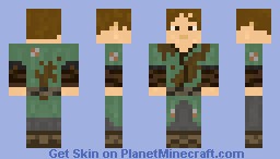 Brown Mud Hair Minecraft Skin