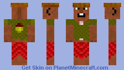 Brown uncle squirrel Minecraft Skin