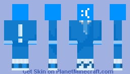 Blue Screen Of Death Minecraft Skin