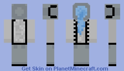 water bucket head Minecraft Skin