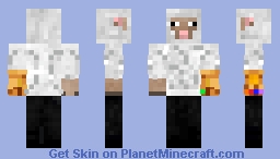 Buff sheep with infinity gauntlet Minecraft Skin
